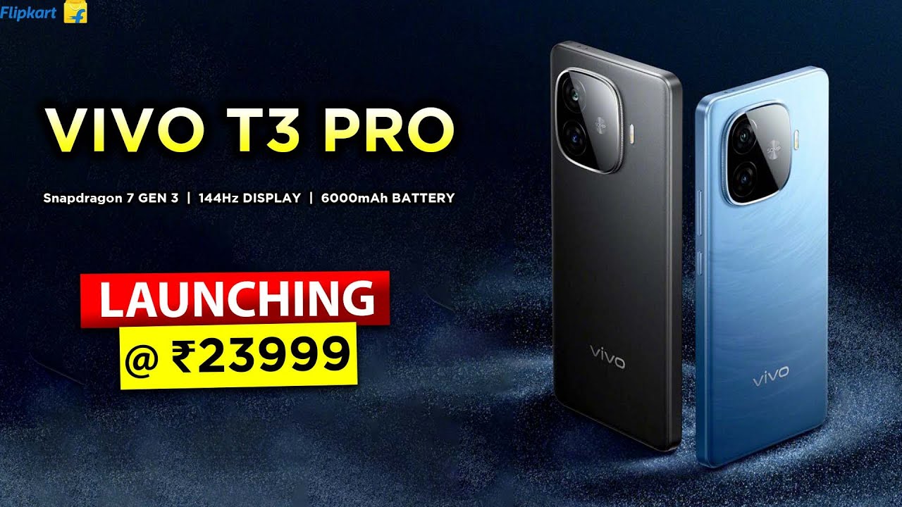 🔥 VIVO T3 Pro With Snapdragon 7 GEN 3 | ⚡ VIVO T3 Pro Specs, Price, Features, Launch Date in ...