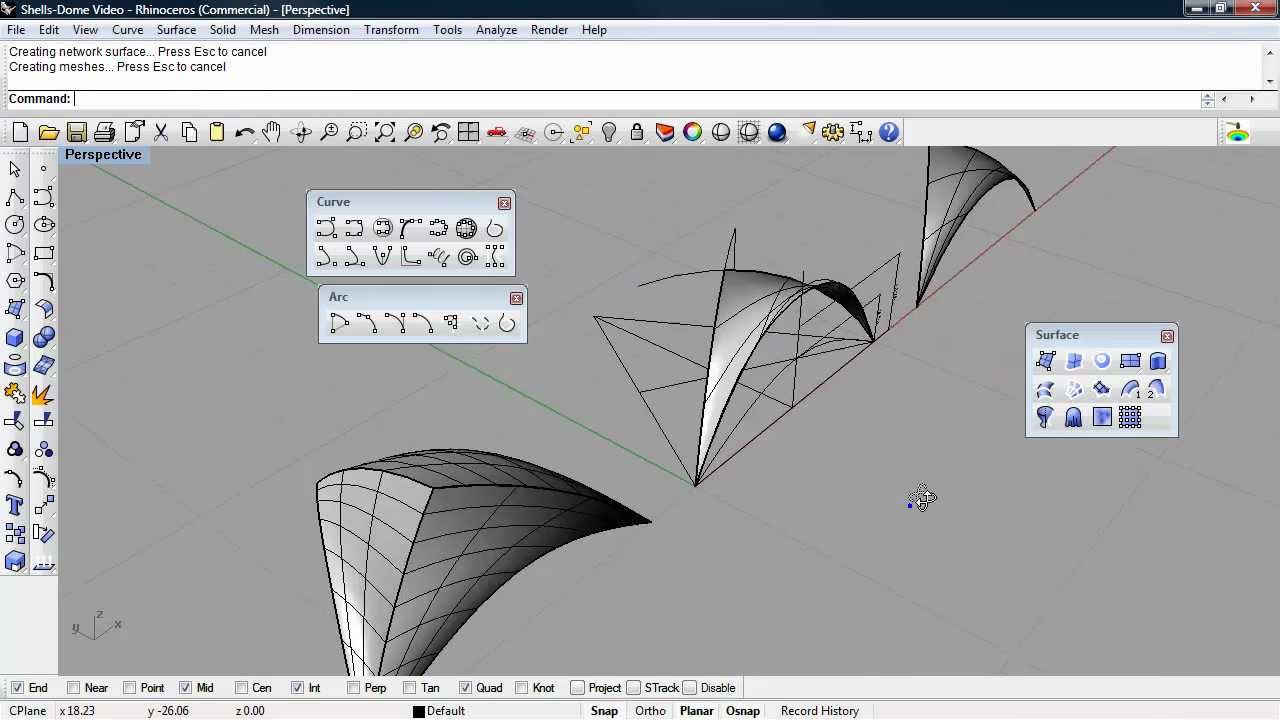 Rhino Hyper Shell Curved - YouTube