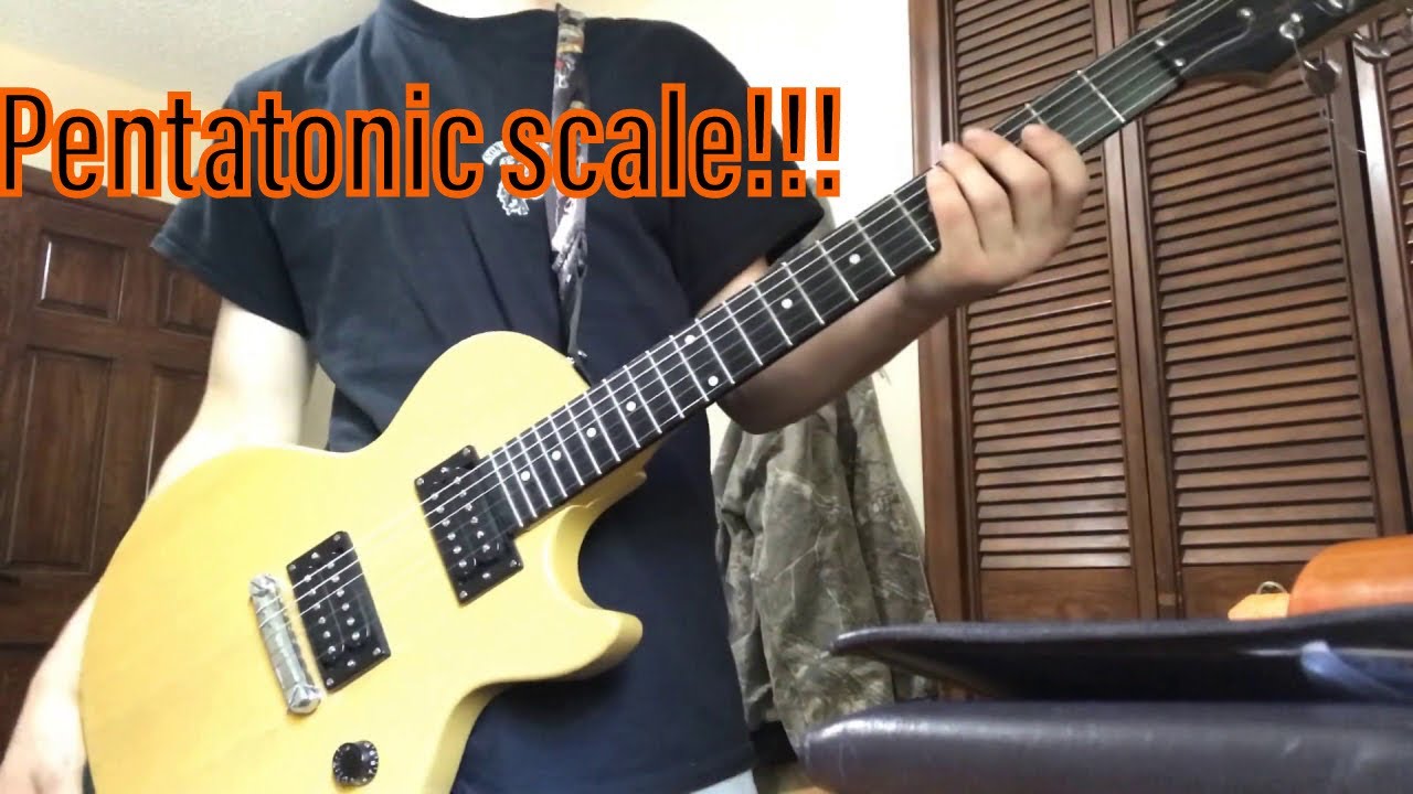 Easy&Fast Pentatonic scale guitar lesson - YouTube