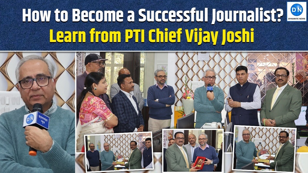 When PTI’s CEO and Editor-in-Chief Vijay Joshi reached Dynamite News ...