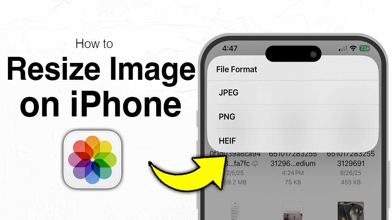 How to Resize Image on iPhone - Step by Step - YouTube