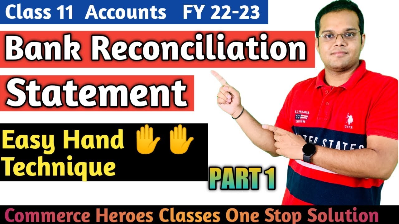 Bank Reconciliation Statement - BRS | Class11 | Accounts | Part-1 - YouTube