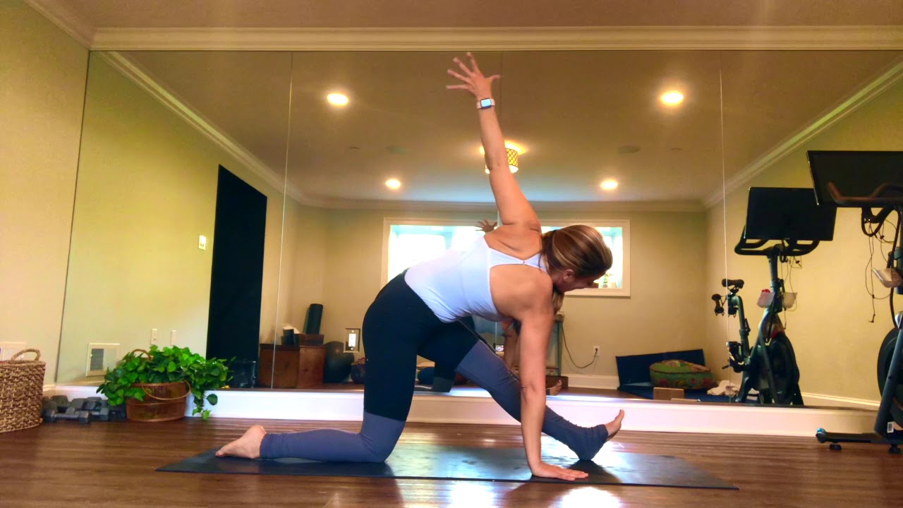 What IS/What IF: 45 min Vinyasa Yoga Pose to Toe Stand and Toe Fish ...