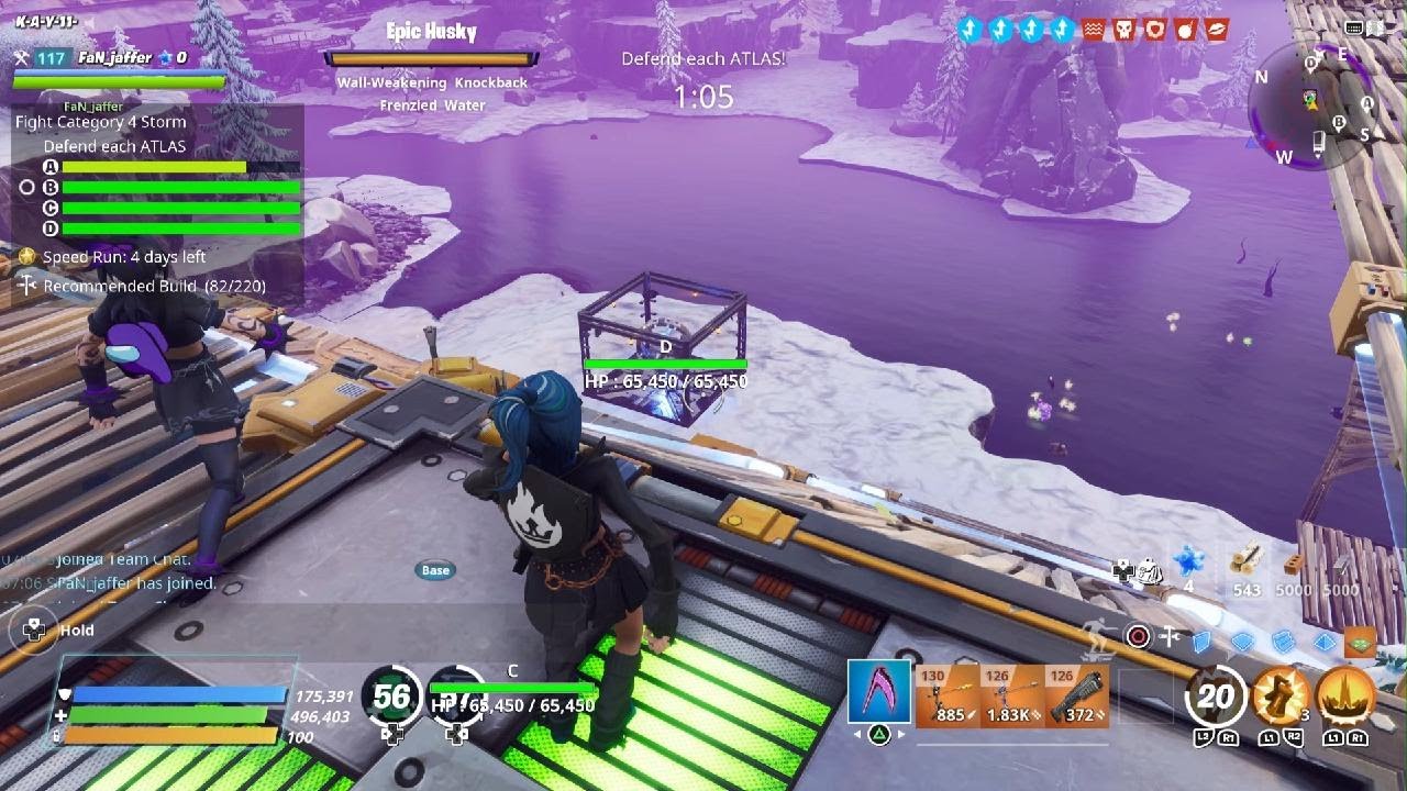 Fortnite stw venture 140 x4 fight category 4 storm - YouTube