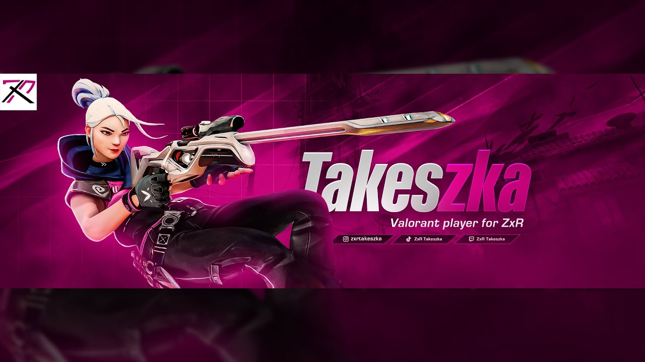 Valorant Theme Twitter Header // Jett Valorant Banner Design - YouTube