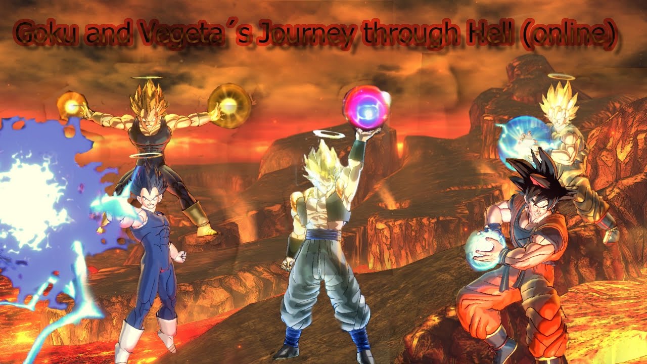 (DBXV2) Goku and Vegeta´s journey through hell(online) featuring Gogeta ...