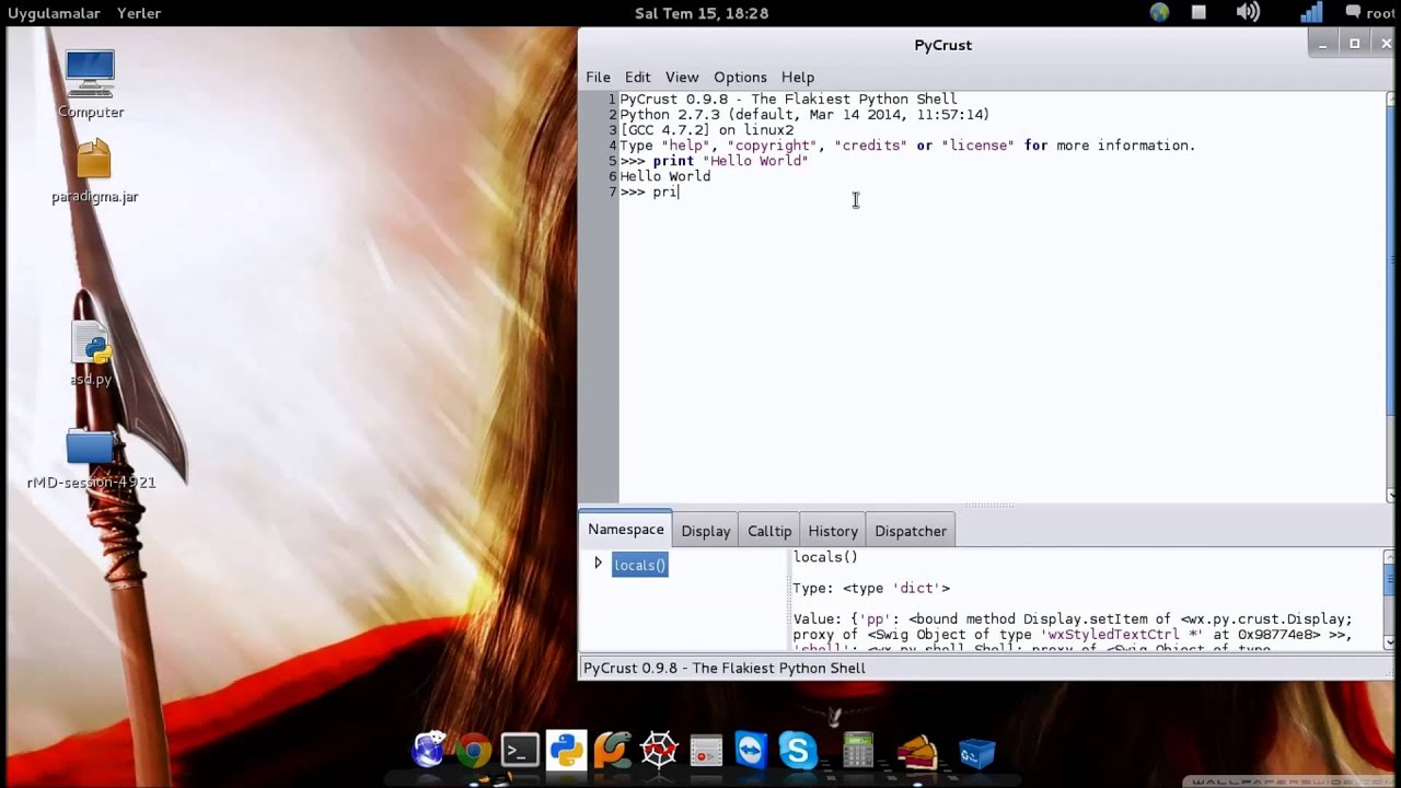 Python-Ders1 print - YouTube