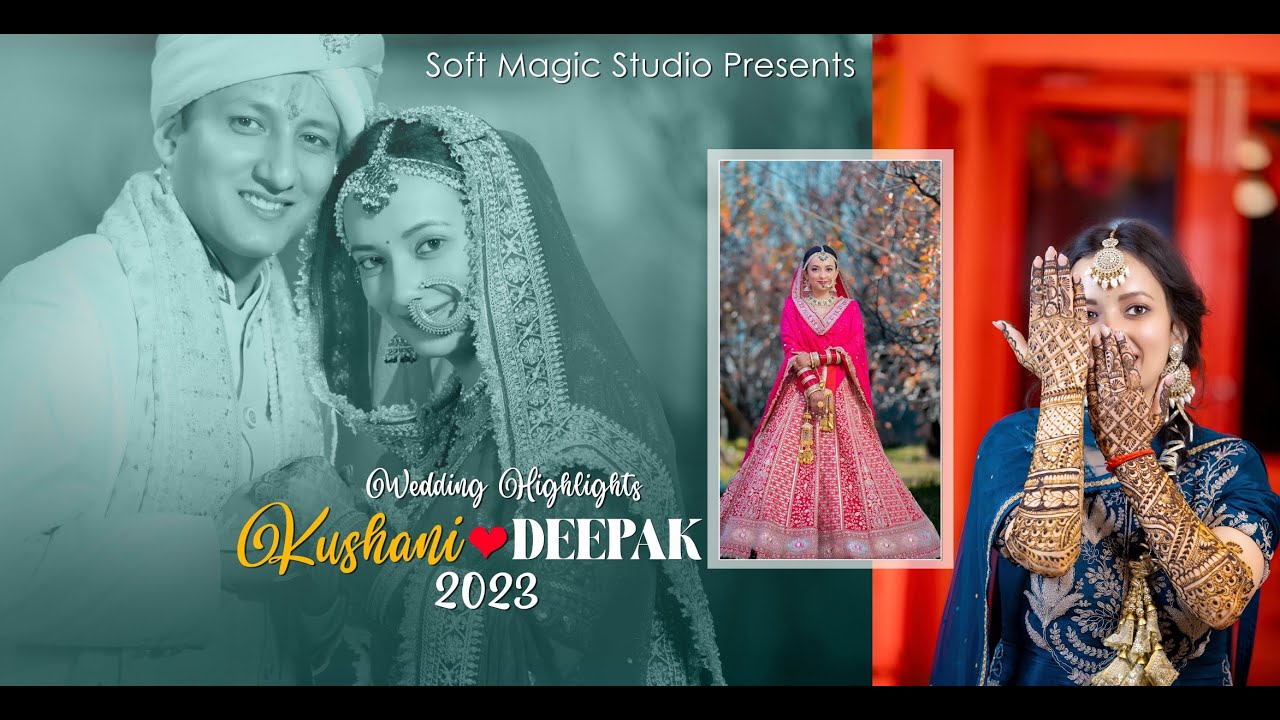Wedding highlights Kushani & Deepak Soft Magic Studio 2023 - YouTube