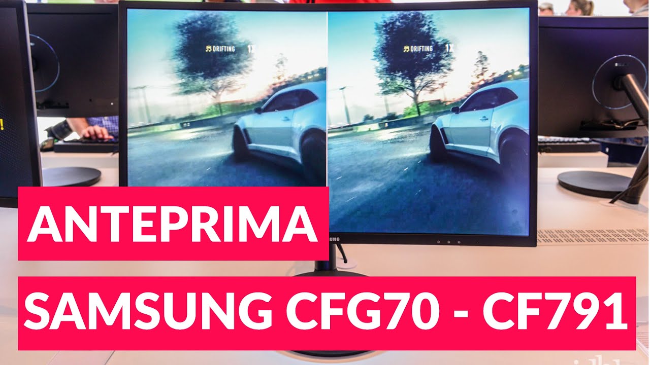 Samsung Gaming Monitor CFG70 - CF791 Anteprima IFA 2016 • Ridble - YouTube