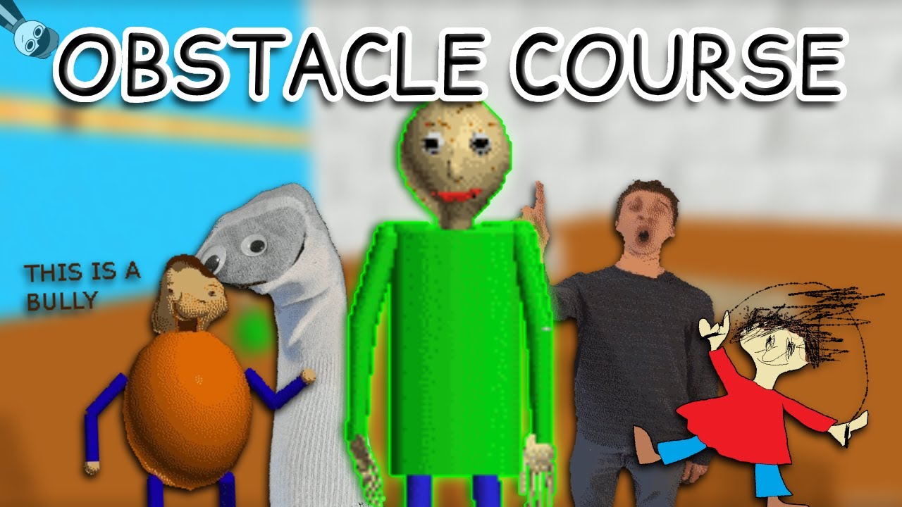 The Obstacle Course of Baldi - YouTube