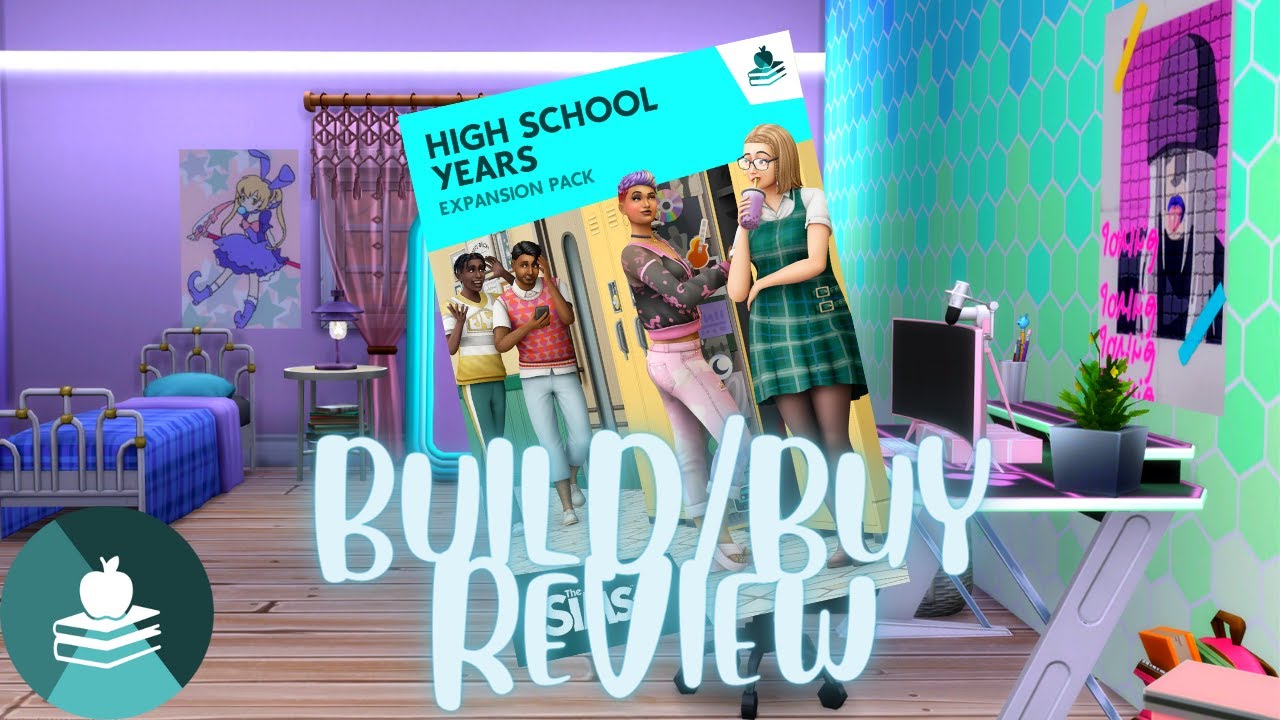 Sims 4 High School Years | Build/Buy Items! - YouTube