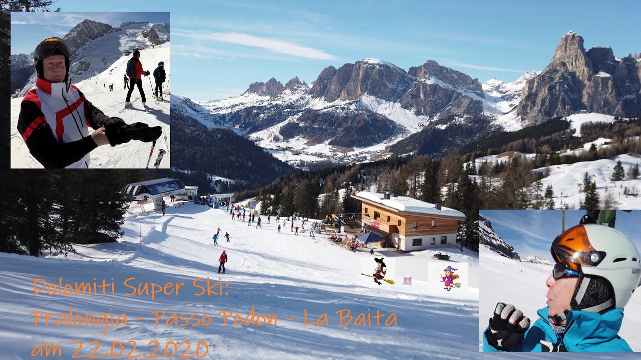 Dolomiti Super Ski: Pralongia - Passo Padon - La Baita am 22.02.2020 ...