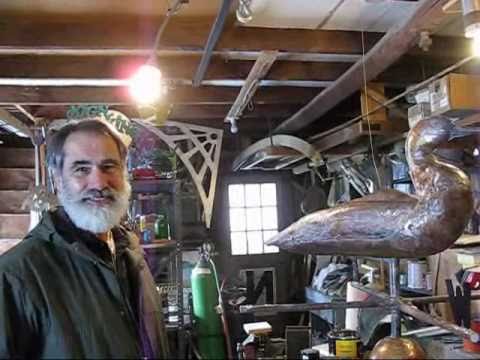 Some of Stan Silva's home made tools and sculptures - YouTube