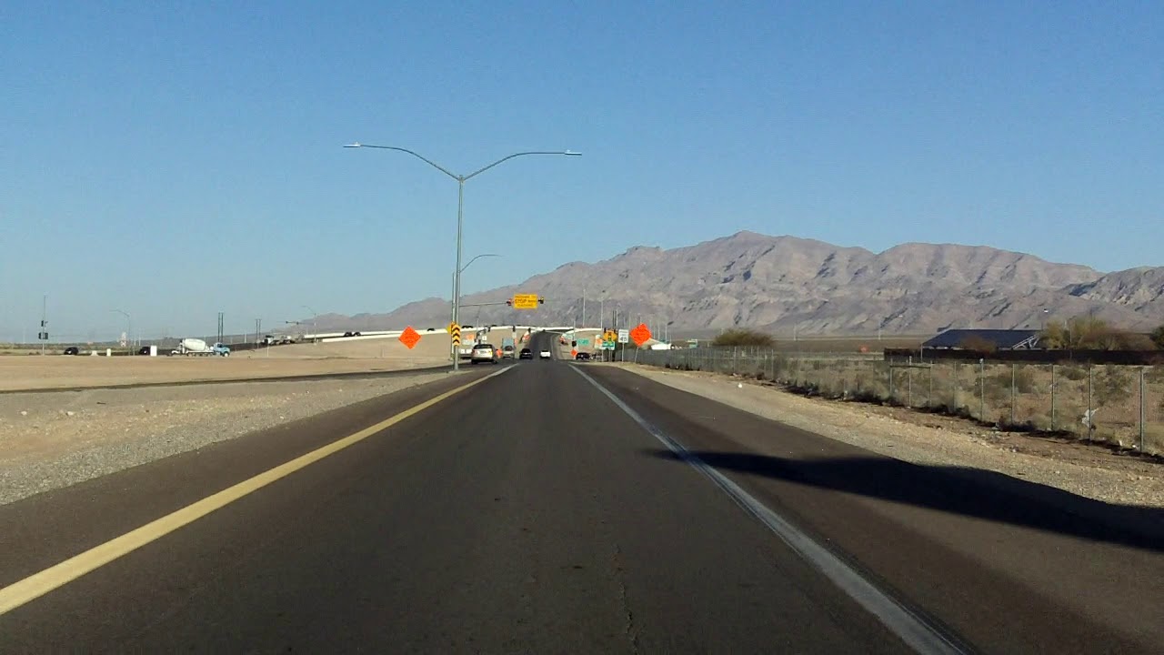 Interstate 15 - Nevada (Exit 52) southbound - YouTube