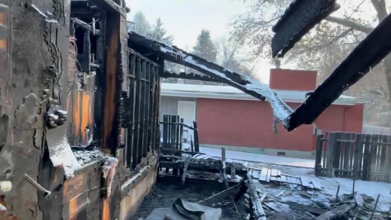 Fire destroys sober living facility in Billings - YouTube