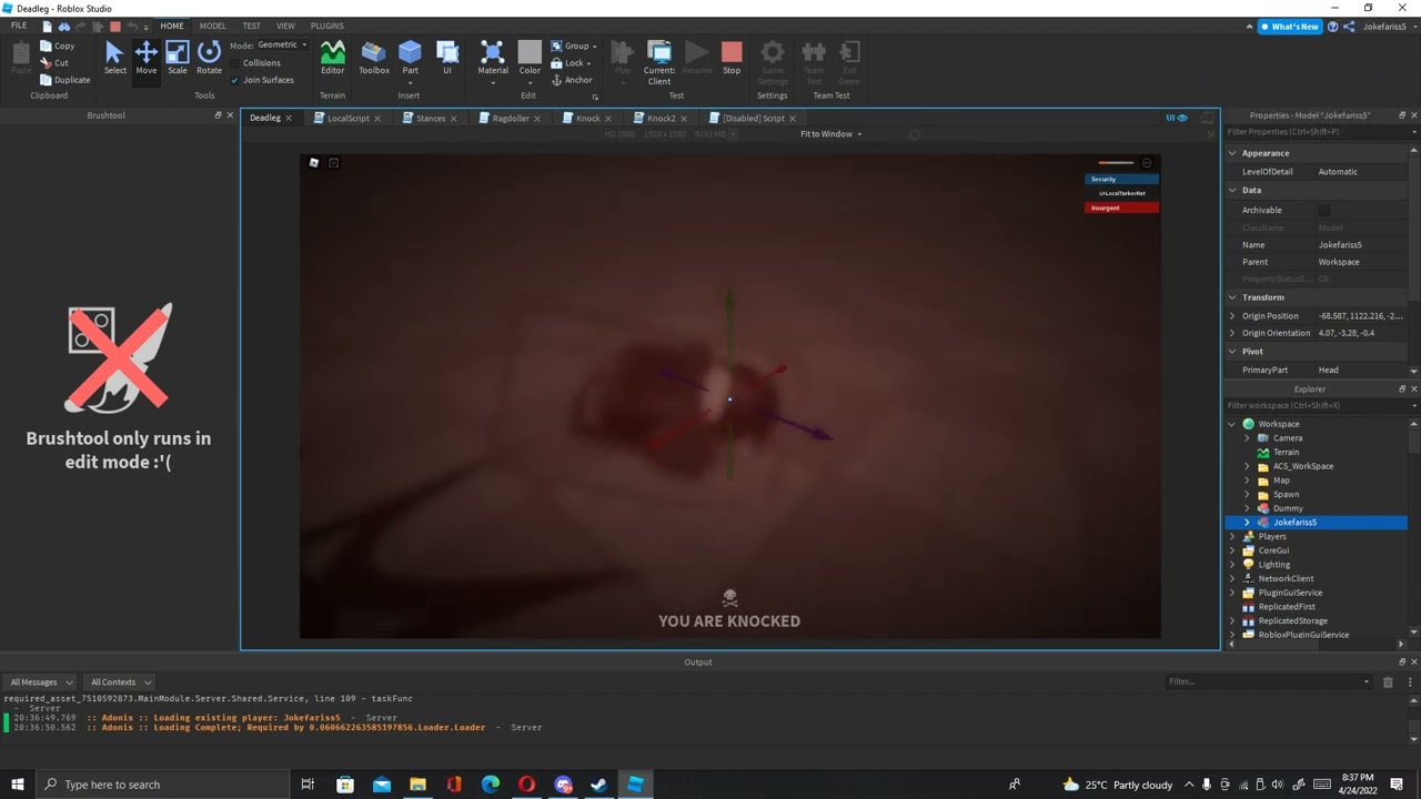Ragdoll Movement Thin 2 - YouTube