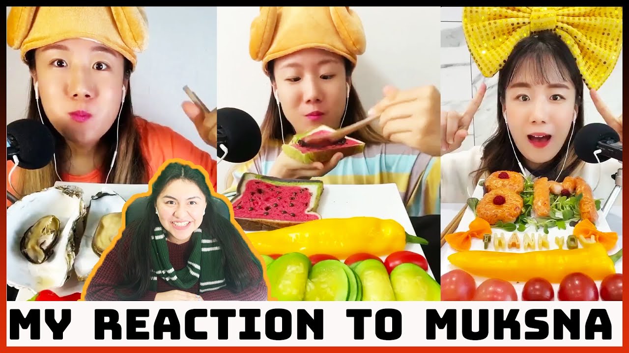 Reaction to @먹스나Muk Sna | Eating Sounds ASMR | Mukbang | Food ASMR ...