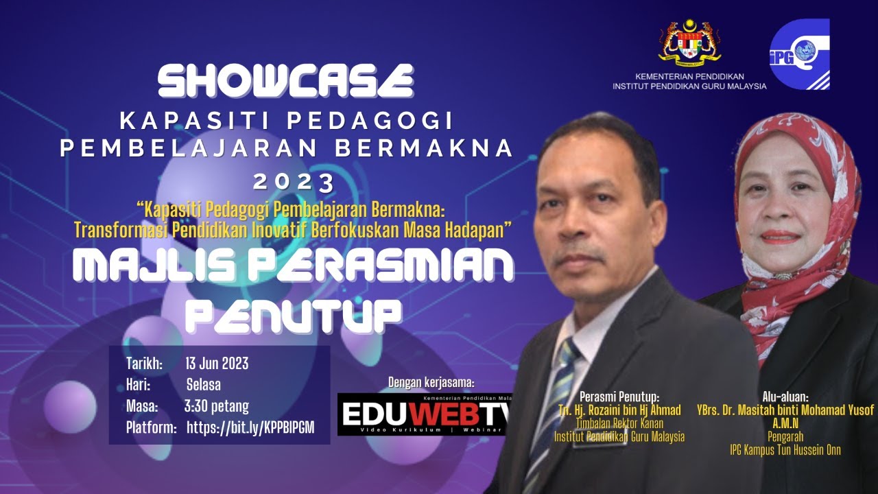 MAJLIS PERASMIAN PENUTUPAN SHOWCASE KPPB 2023 - YouTube