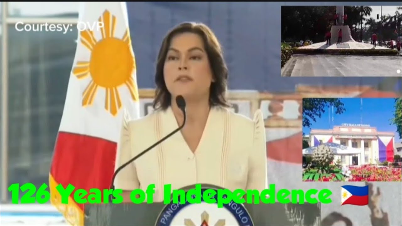 Ang Mensahe ng Ating Butihing Bise presidente sa Ika 126 Araw Ng ...