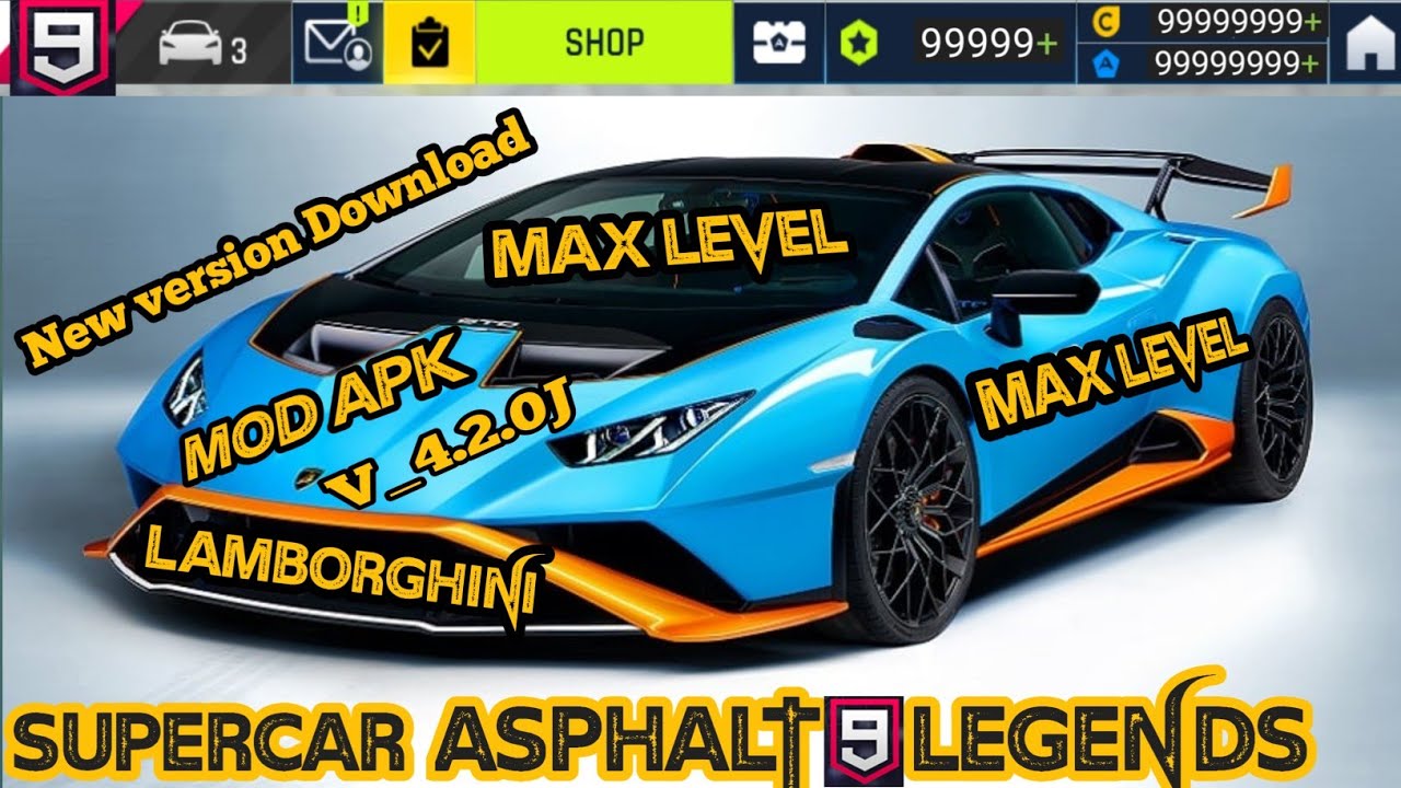 Asphalt 9 legends Mod apk 💯🎯 Unlimited coins 💯New Version 4.2.0j free ...