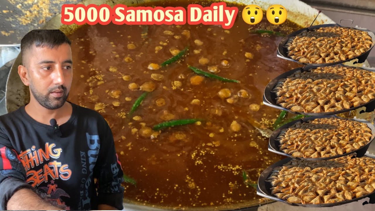 Babar Samosa | 5000 Samosa Daily Sale | Amazing Food point | Street ...