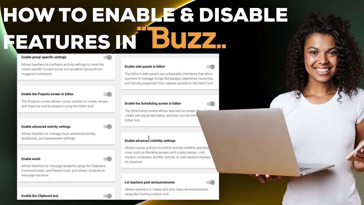 How to Enable & Disable Features in Buzz — Make Your LMS Work Just ...