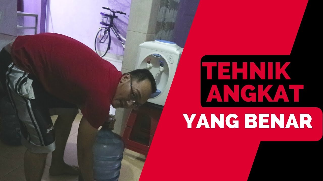 cara mengangkat yang benar - YouTube