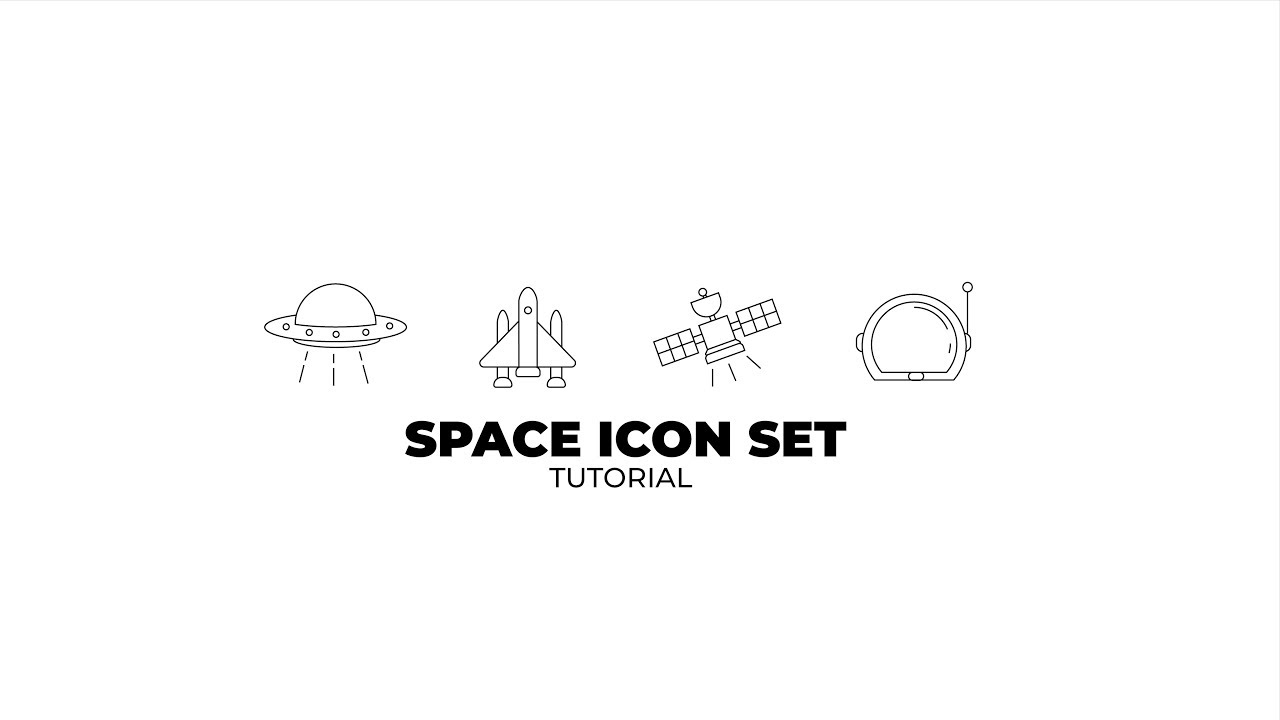 How To Create Space Icon Set Design Adobe Illustrator Tutorial YouTube How To Create Space Icon Set Design Adobe Illustrator Tutorial YouTube