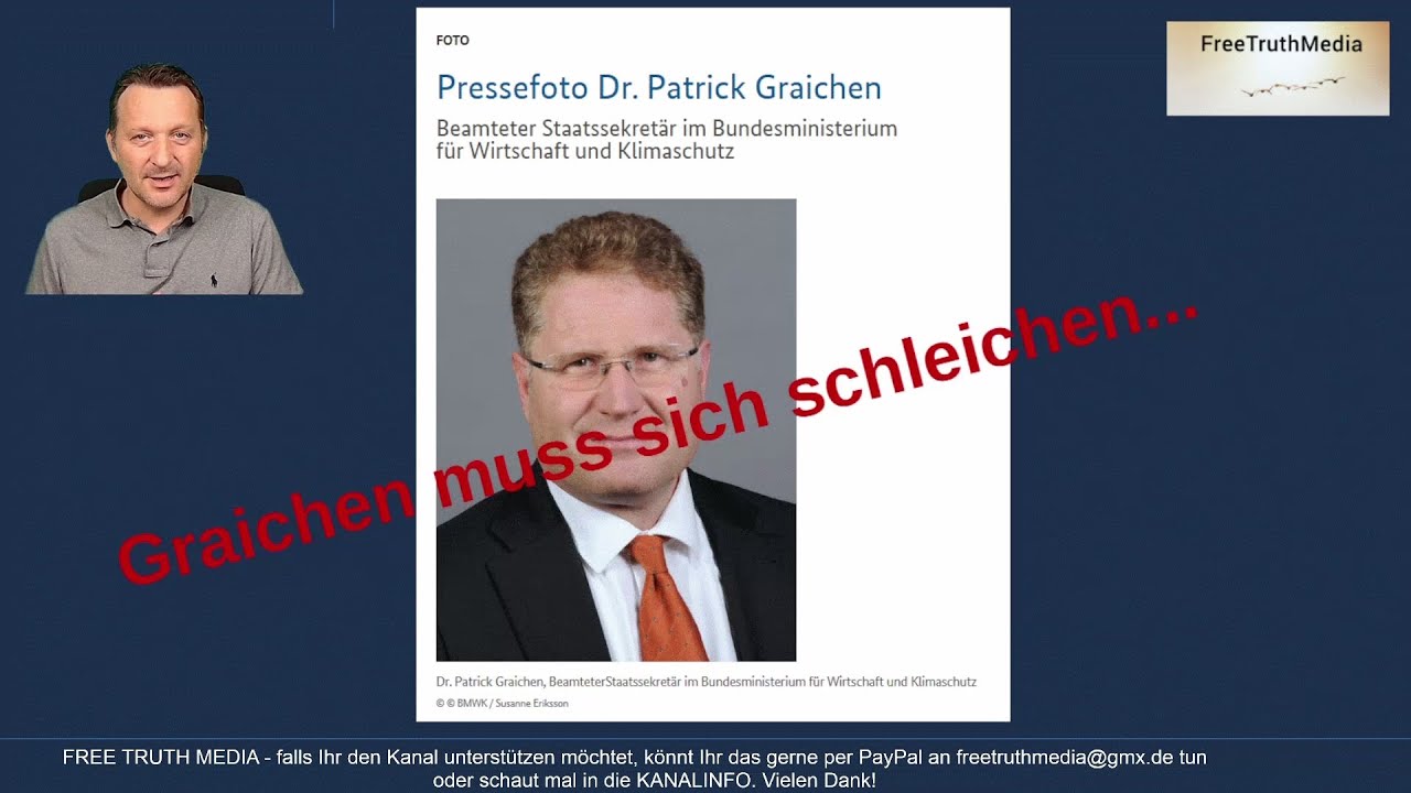 Graichen muss sich schleichen / Gruber bleib stark! / Selbstbestimmung ...