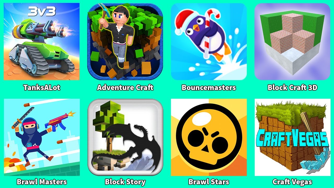 Block Craft 3D,Bouncemasters,Craft Vegas,Brawl Stars,Block Story,Brawl ...