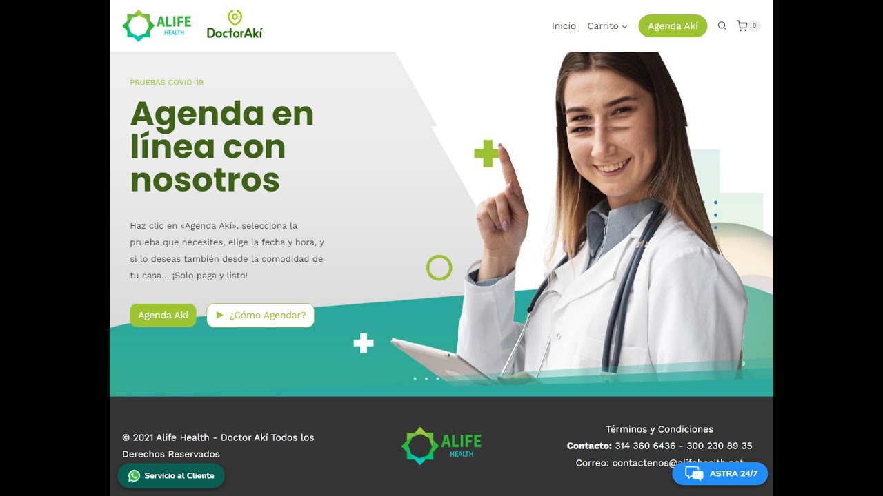 Agenda tu cita en Doctor aki-Alife Health - YouTube