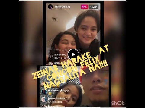 CONCON FELIX AT ZEINAB HARAKE NAGSALITA NA