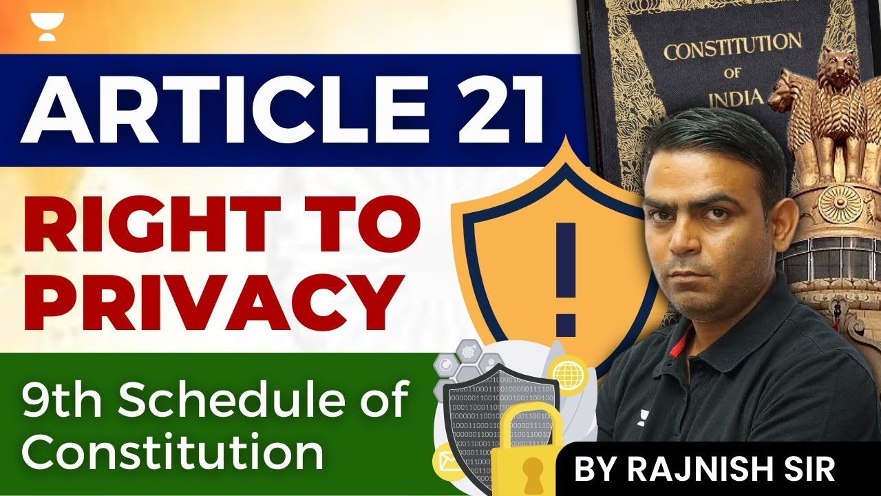 Article 21 of India Constitution I Right to Privacy with Case Laws I By ...