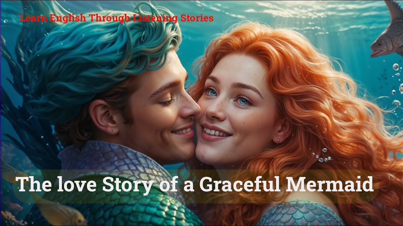 The Love Story of a Graceful Mermaid|| Learn English Through Listening ...