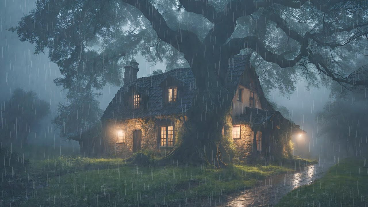 Rainy Day Ambience| Rain Sounds for Stress Release,Deep Sleep ...