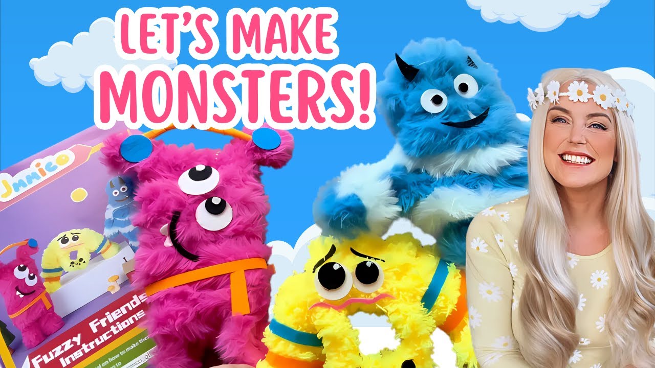 Can You Make the Silliest Fuzzy Monster Ever? Miss Daisy & Jmmico - YouTube