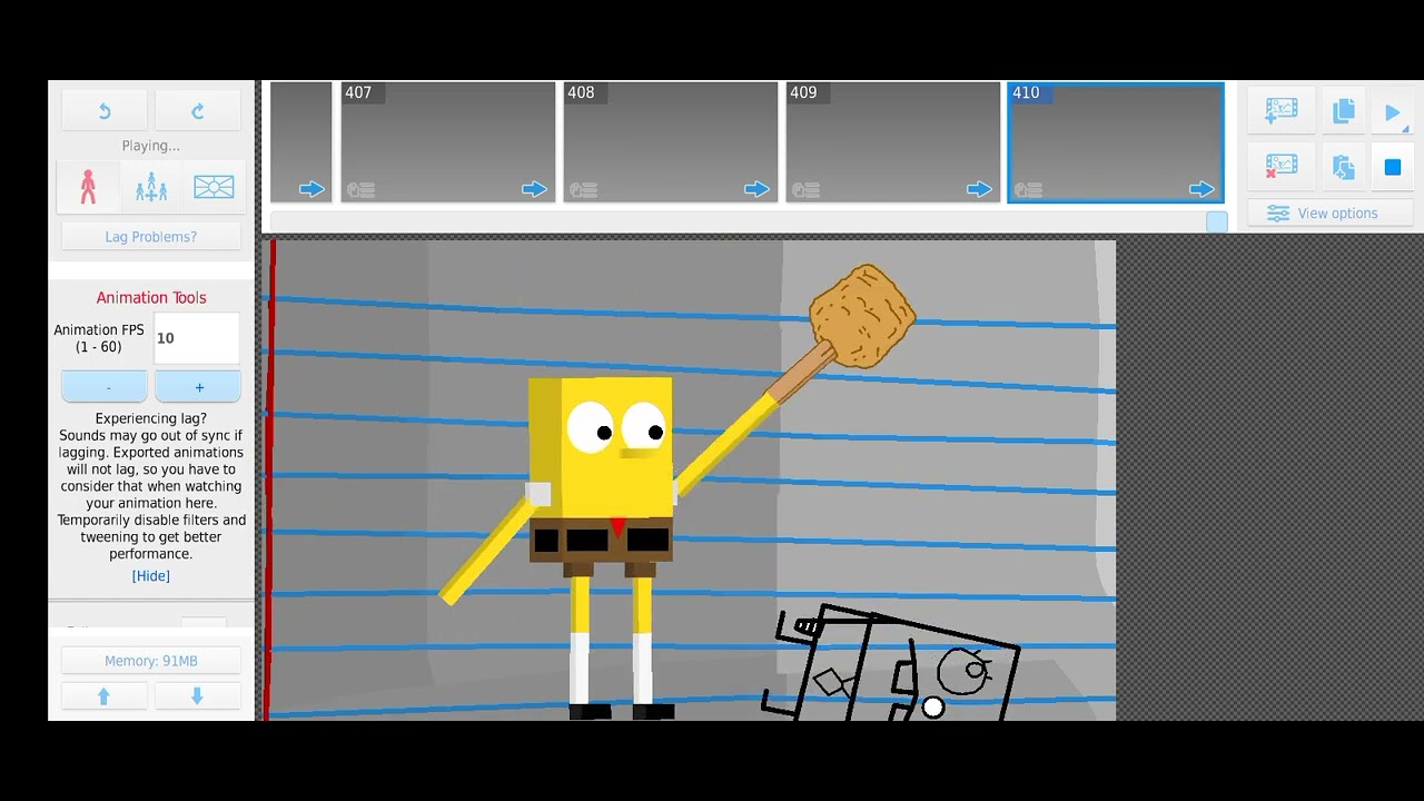 (stick nodes) DoodleBob vs pamtri SpongeBob - YouTube