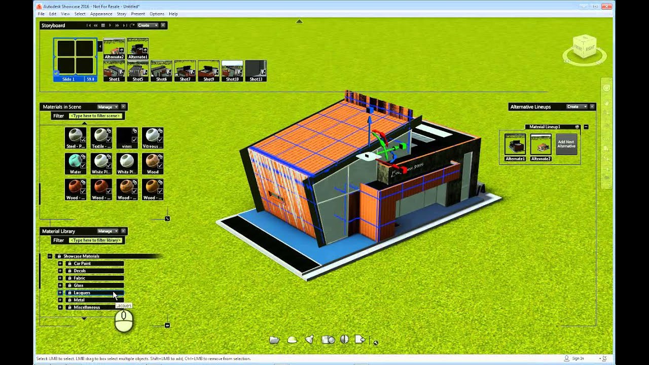 Autodesk Showcase 2016: Materials and Alternative Lineups - YouTube