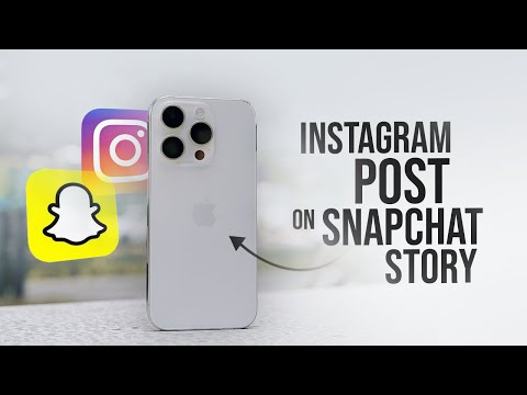 How to Share Your Instagram Post on Snapchat Story (tutorial)