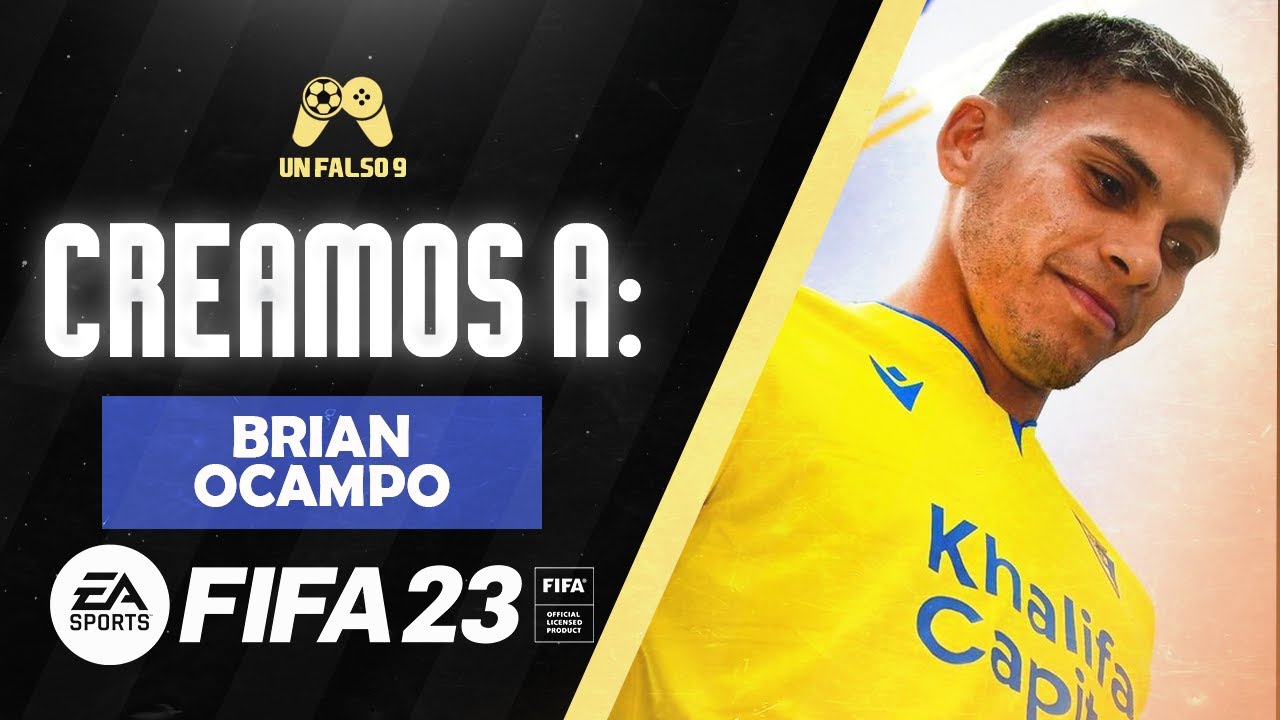 FIFA 23 BRIAN OCAMPO CLUBES PRO PRO CLUBS LOOKALIKE CREATION FACE CADIZ ...