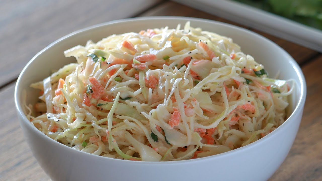 How to Make Coleslaw | Homemade Coleslaw Recipe - YouTube