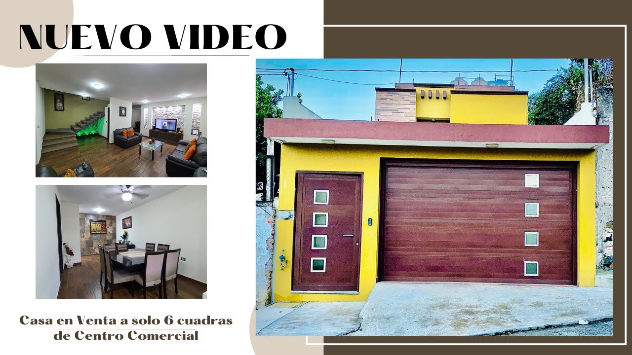 CASA CON GARAGE PARA 6 AUTOS - YouTube