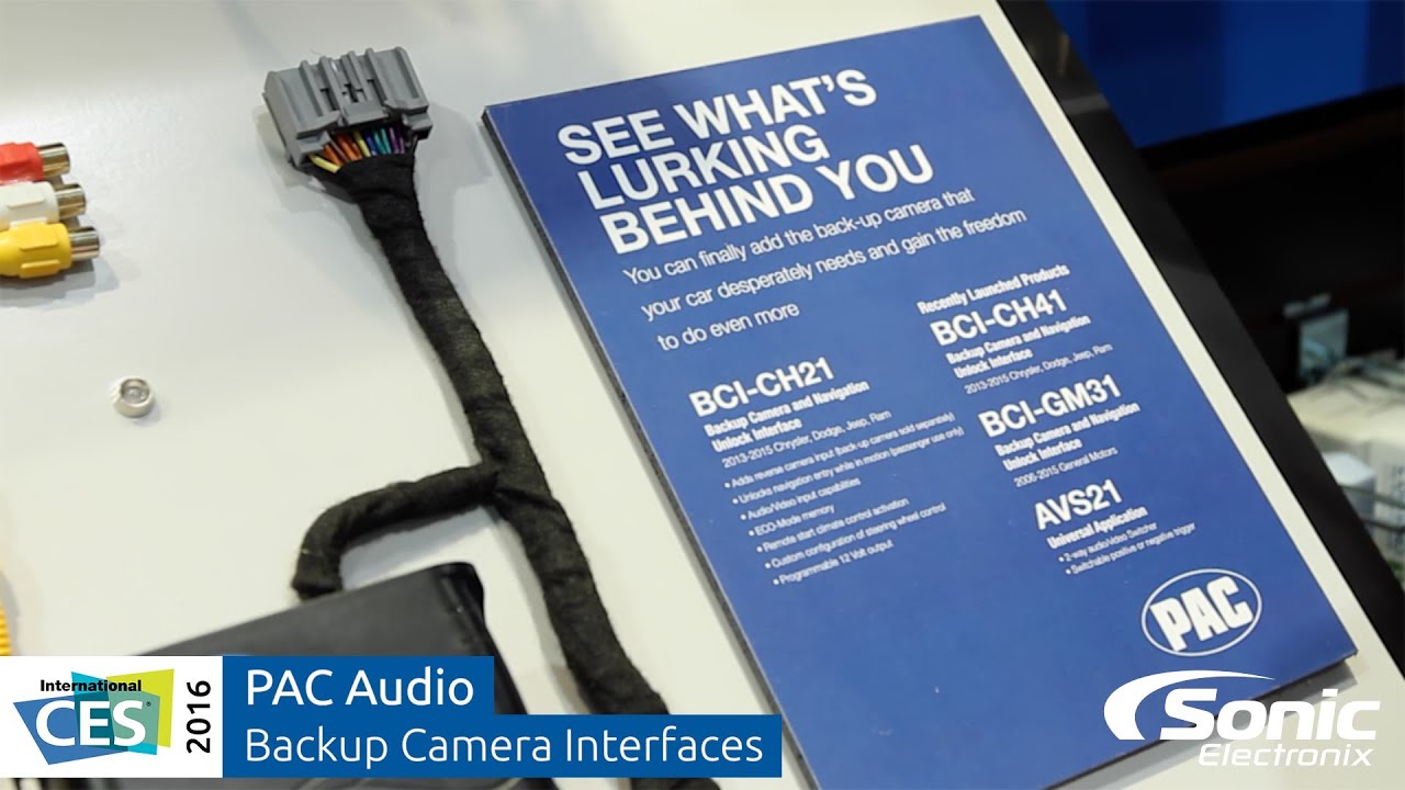 PAC Audio Back-Up Camera Interfaces | CES 2016 - YouTube