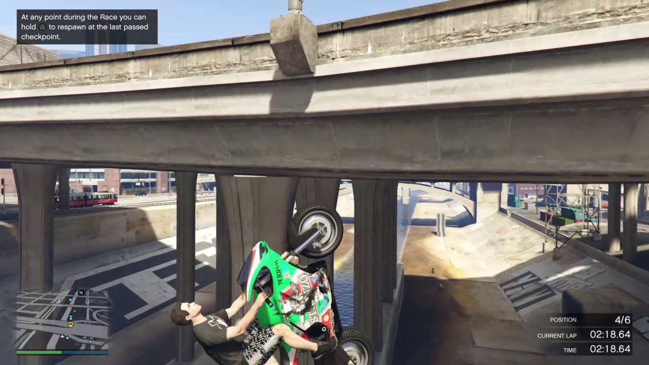 Grand Theft Auto V Killed to Falling Down - YouTube