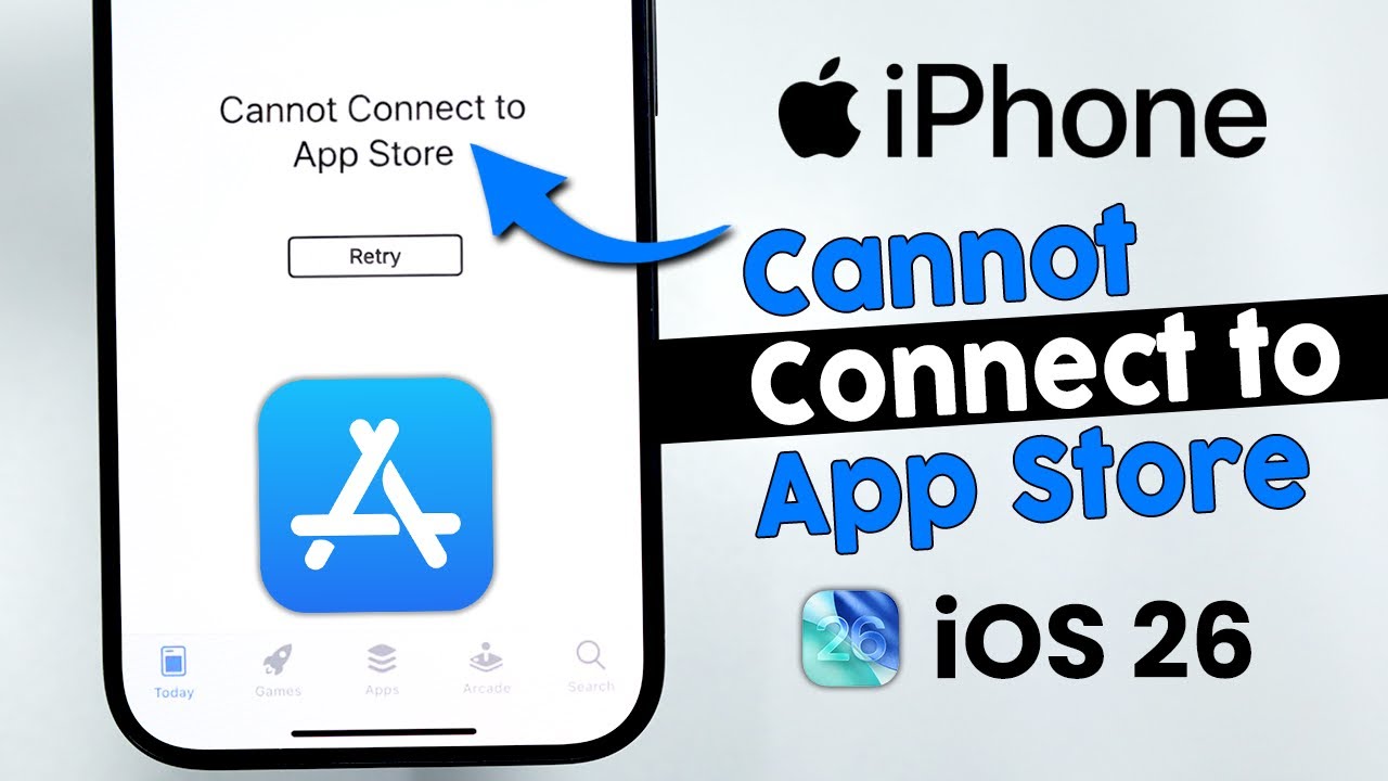 [iOS 26] Any iPhone: How to Fix Cannot Connect App Store Problem - YouTube