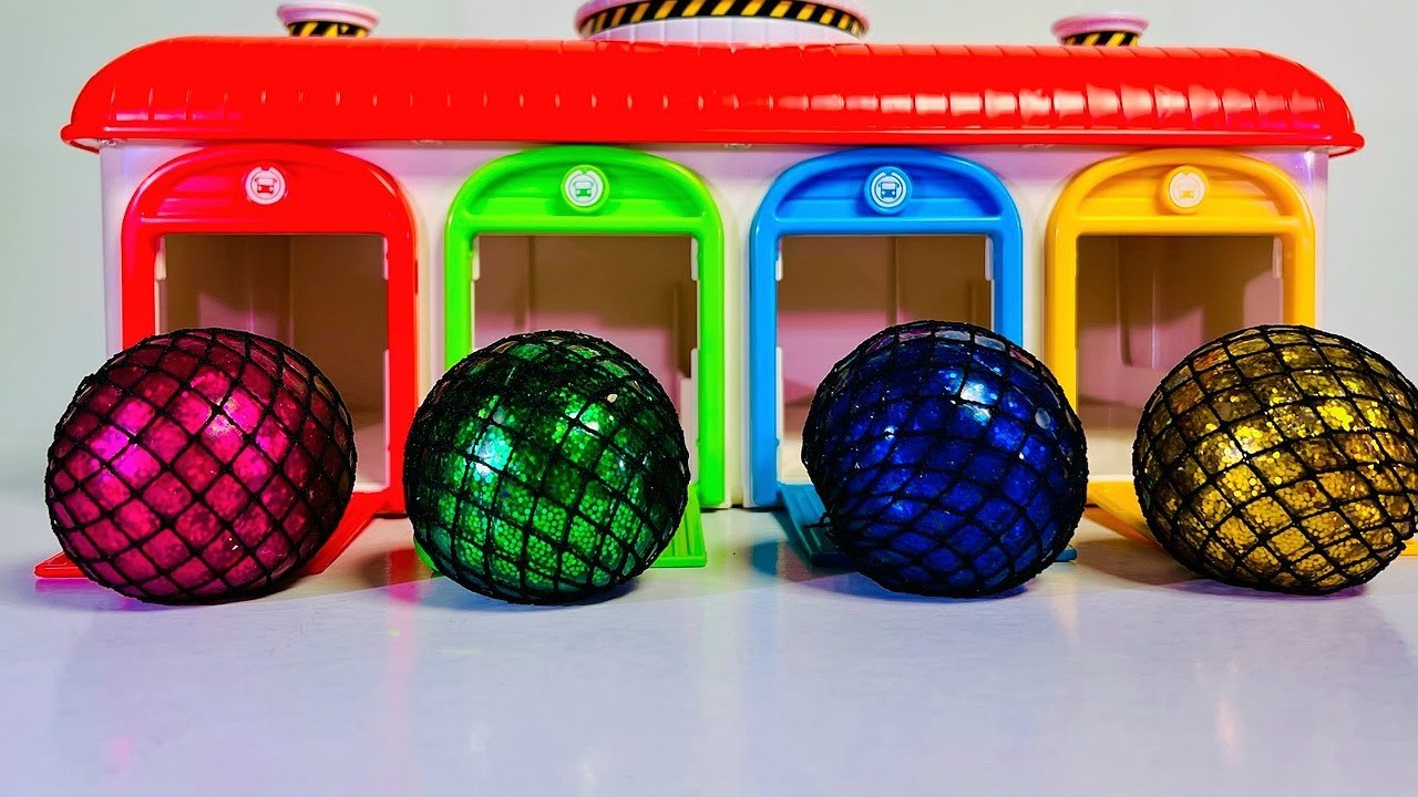 Satisfying Video | How to Make Rainbow Magic Beads with Stress Balls in ...