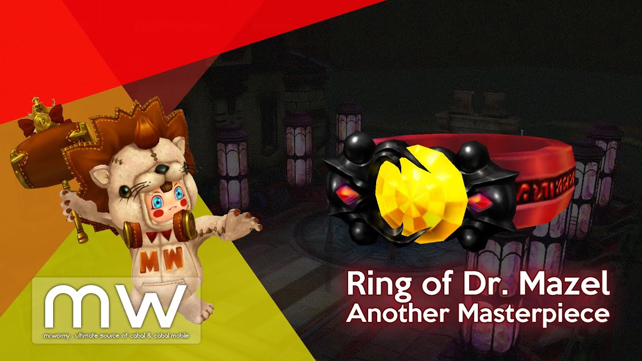 Cabal Online - Ring of Dr. Mazel, another masterpiece! - YouTube