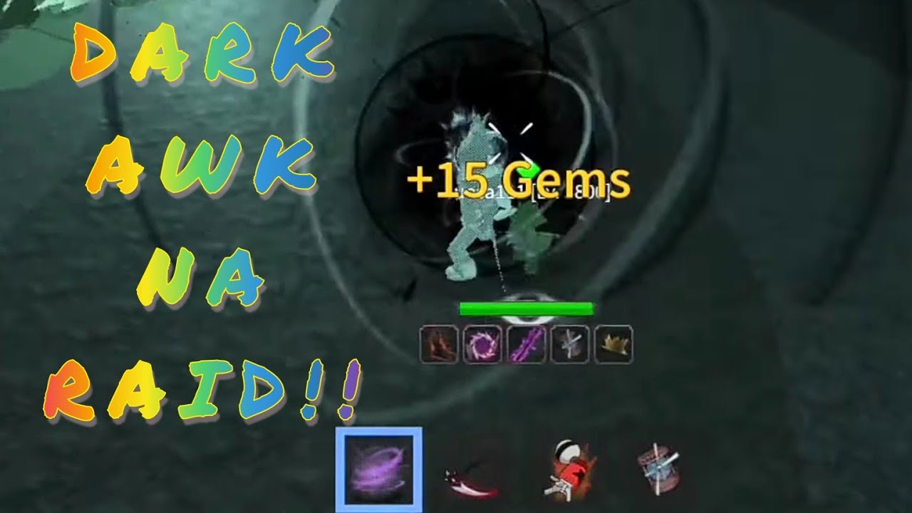 Dark full despertada tá muito forte na raid normal do King Legacy ...