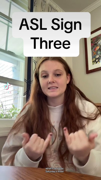 Learn How To Sign "Three" in ASL for Beginners | American Sign Language ...