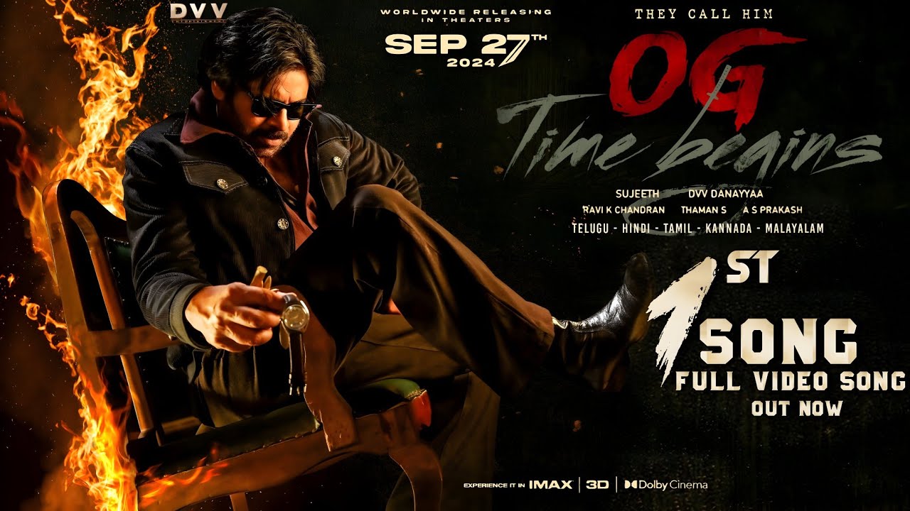 OG 1st Song|OG 1st Lyrical Song|OG Songs|OG Official Teaser|OG Official ...